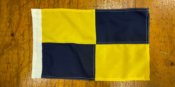 Blue and yellow flag – Harry West Flags