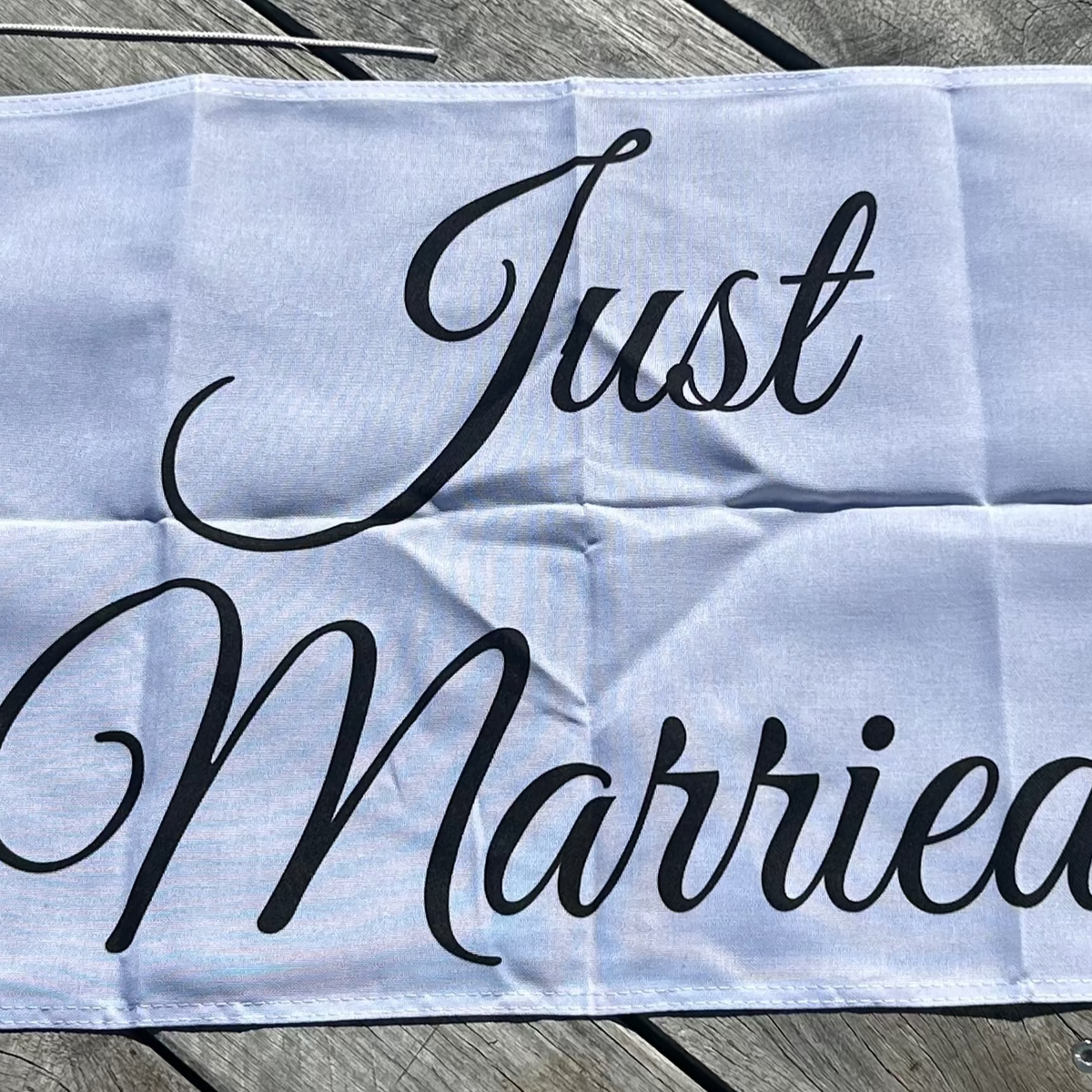 Just Married Flag – Harry West Flags