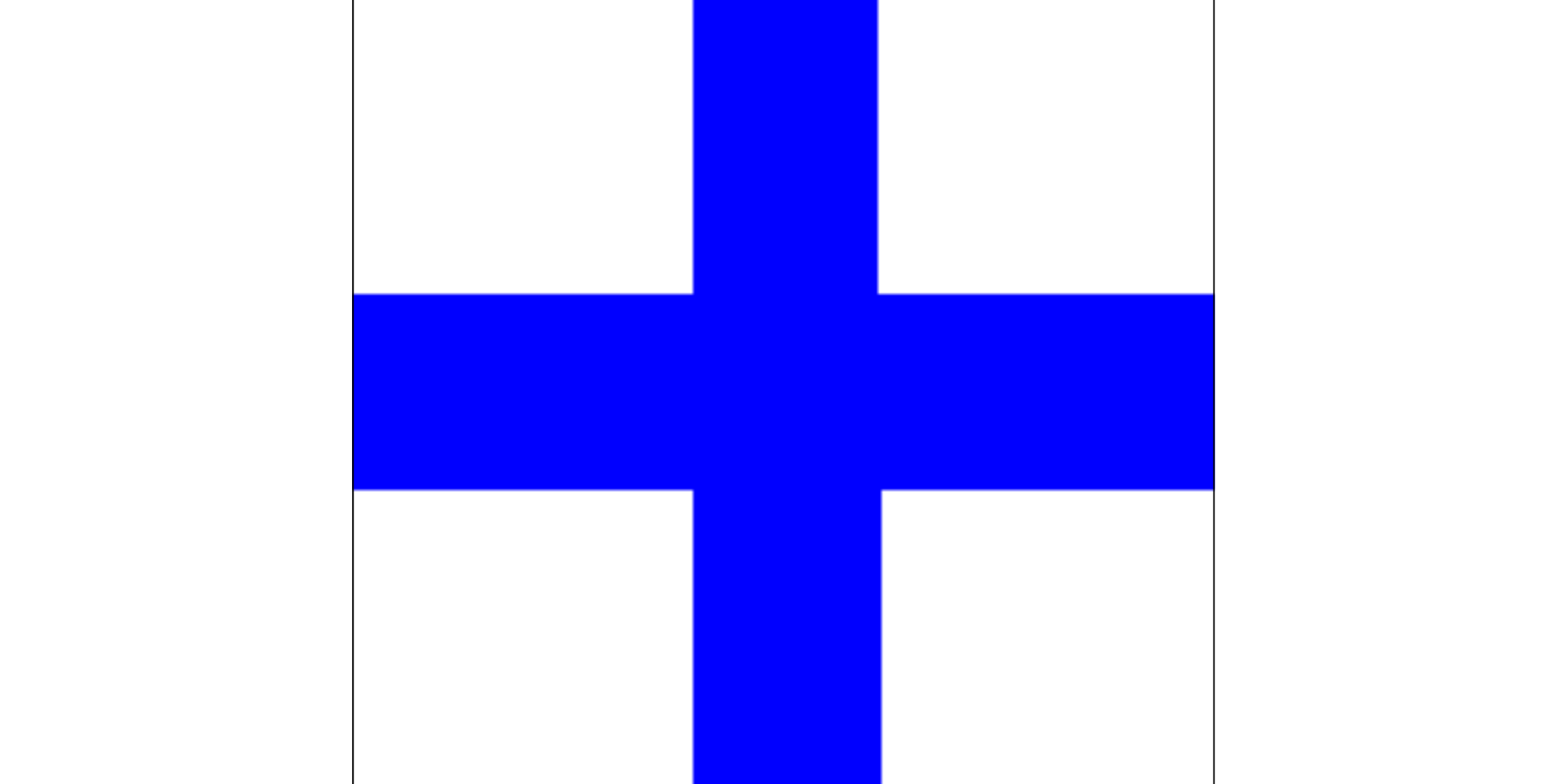 X-Ray Code Flag "X'' – Harry West Flags
